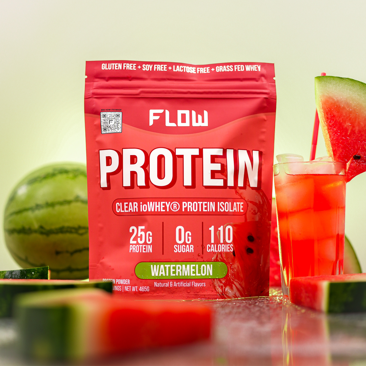 Clear ioWhey® Protein Isolate | Watermelon – Flow Supps